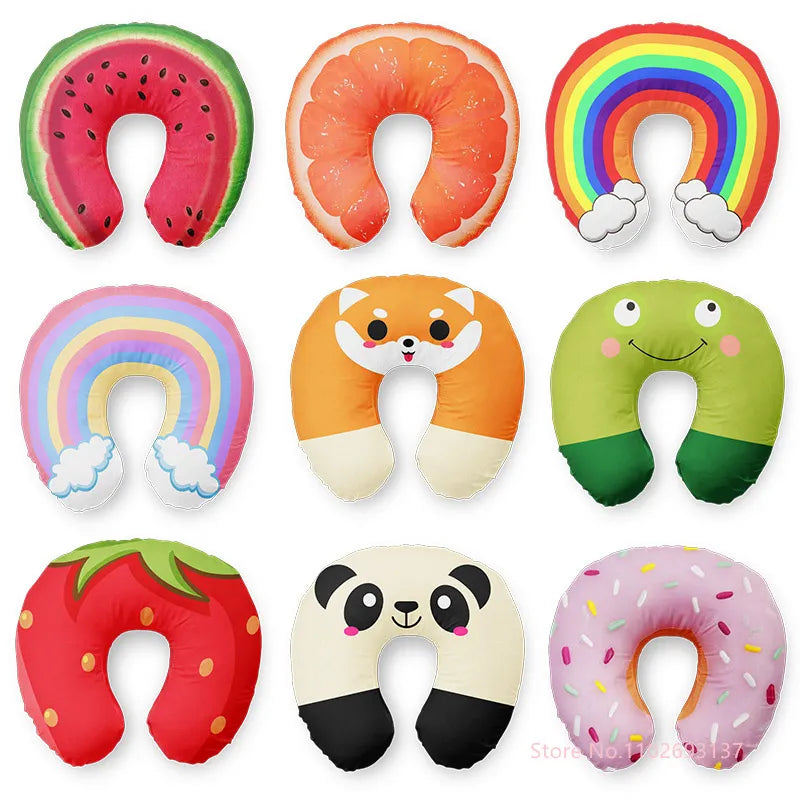 Coussin de voyage gonflable renard pour enfant - Coussinea – COUSSINEA